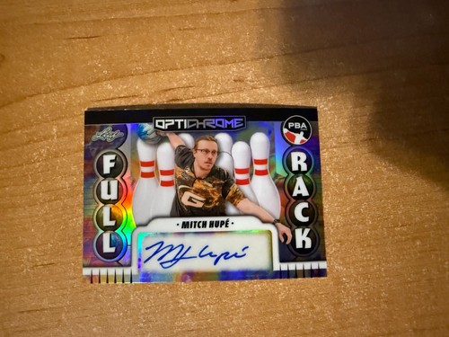 2025 Leaf Eclectic PBA - Mitch Hupe - Full Rack Rainbow Refractor Auto ...