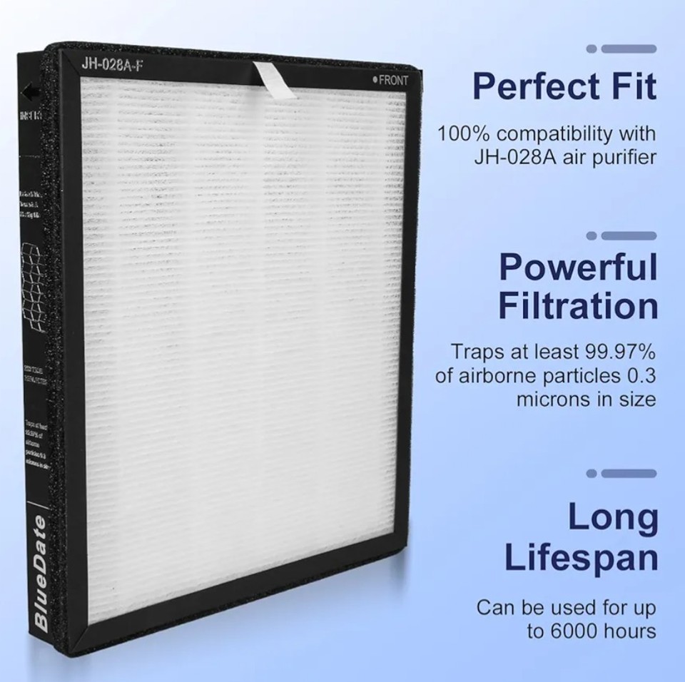 (1) Hepa Filter Original Air Purifier 3-in-1 H13 Replacement Filter ...