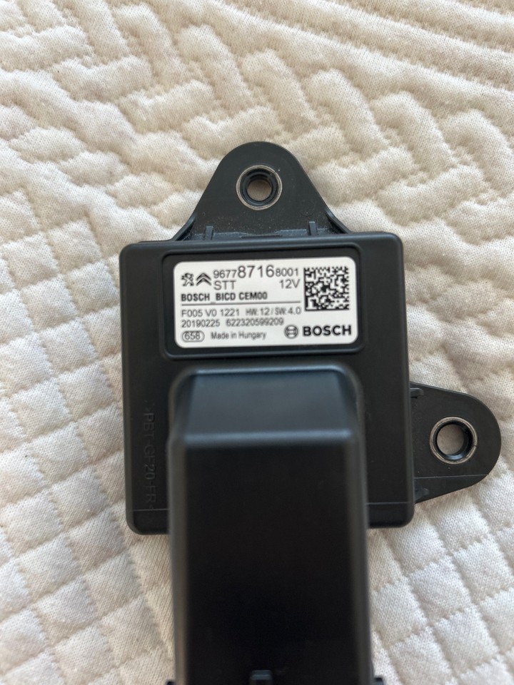 2016 PEUGEOT 308 1.6 DIESEL START STOP IGNITION RELAY MODULE 9677871680 ...