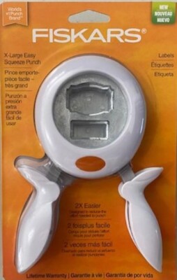 Fiskars 119030 XLarge Easy Squeeze Punch Labels | eBay