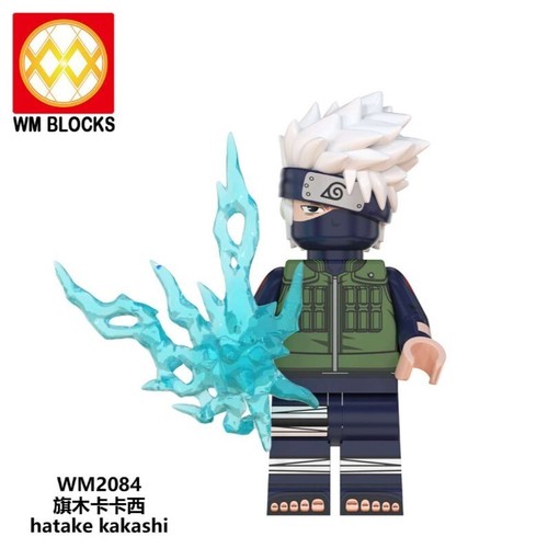 Custom Naruto Shippuden Kakashi Hatake Minifigure with Chidori New/Mint ...