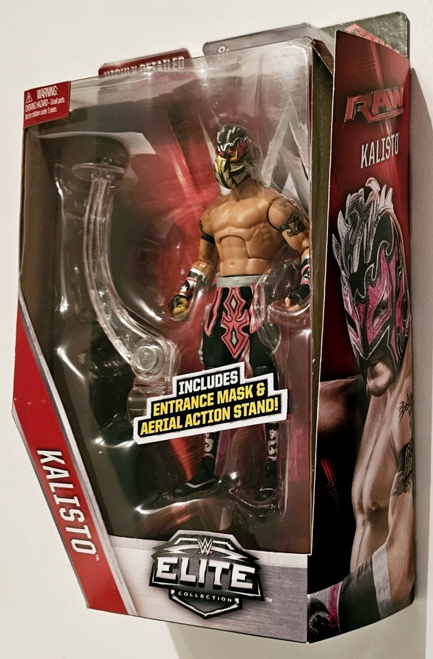 WWE ELITE COLLECTION SERIES 42 KALISTO FIGURE with MASK & STAND BRAND ...