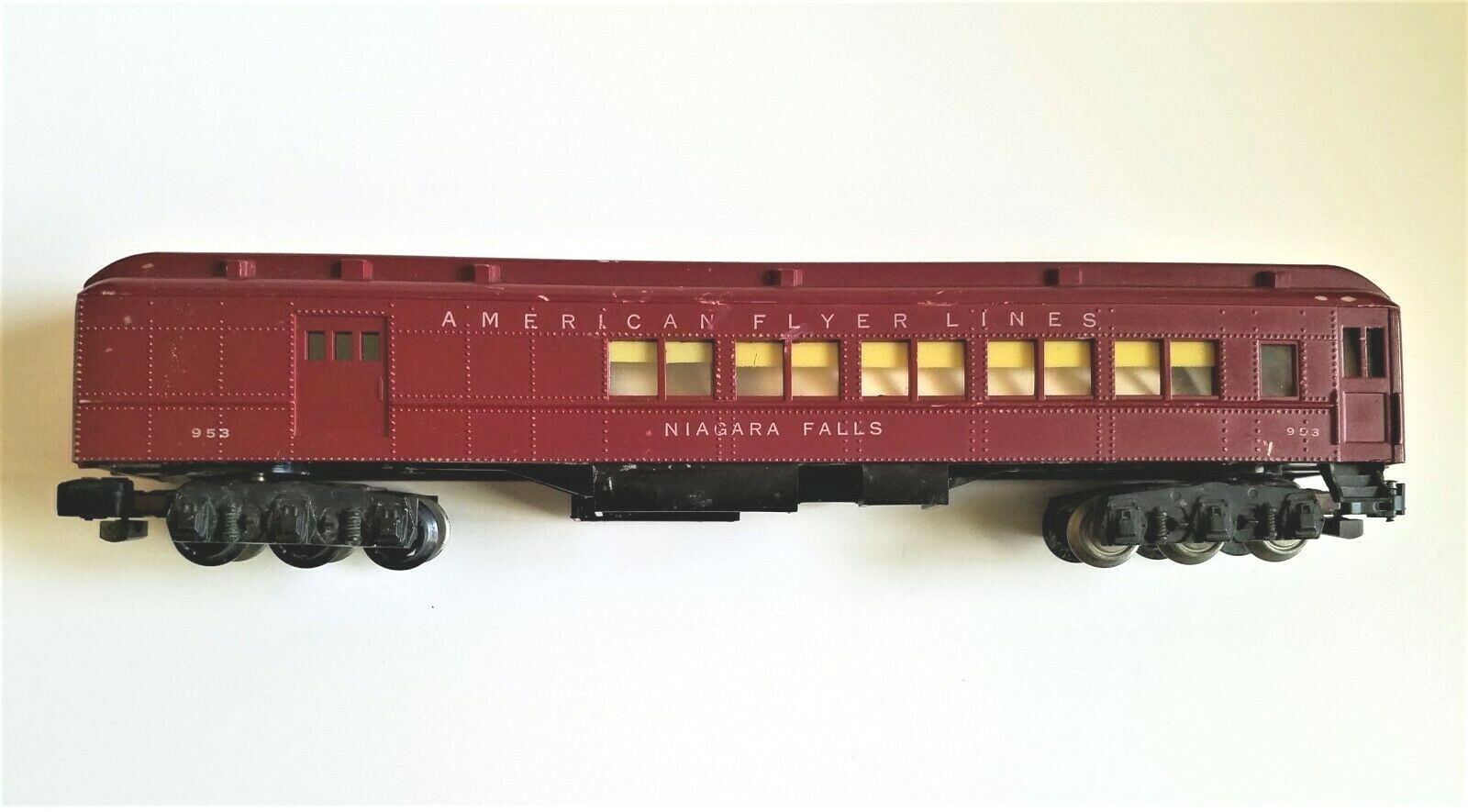 American Flyer #953 Pullman Heavyweight Combo Car - C/6 Niagara Falls ...