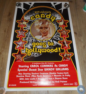 CANDY GOES TO HOLLYWOOD - ORIGINAL SS ROLLED POSTER - 1979 - CAROL ...