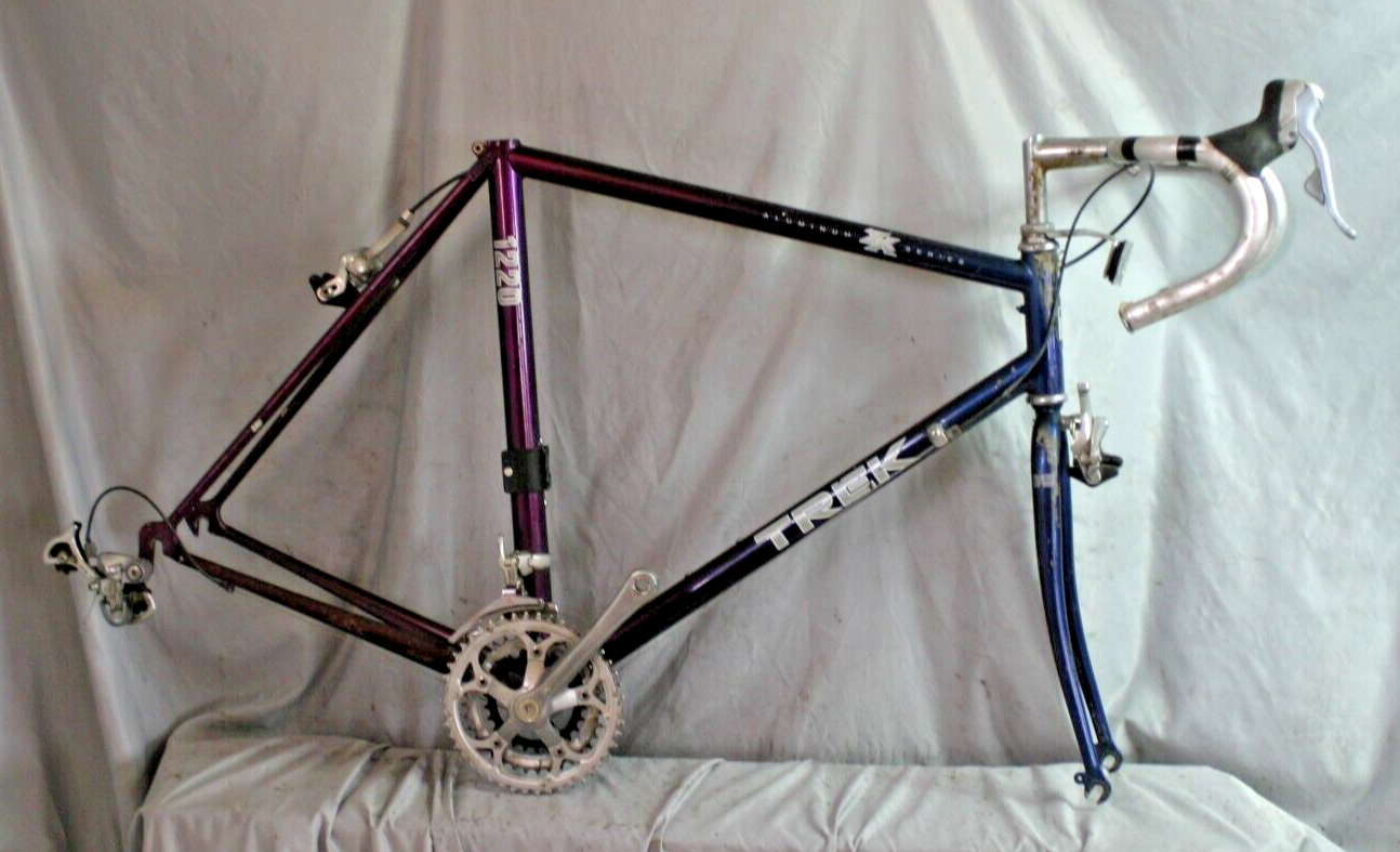 1997 Trek 1200 Racing Road Bike Frame Set 57cm Medium USA Made Shimano ...