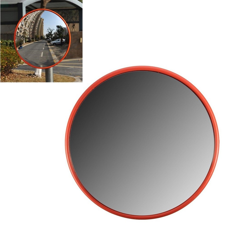 12 30cm Traffic Road Mirror Wide Angle Security Curved Convex Driveway ...