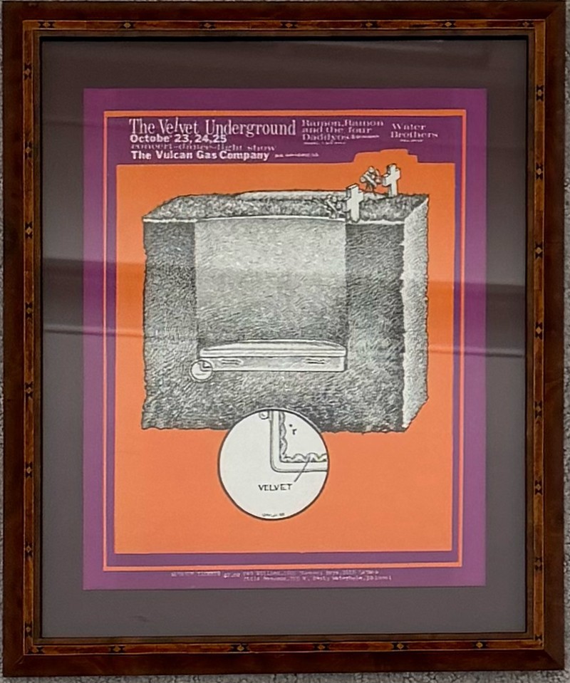 Velvet Underground Vulcan Gas Company Sterling Morrison 1969 Handbill ...