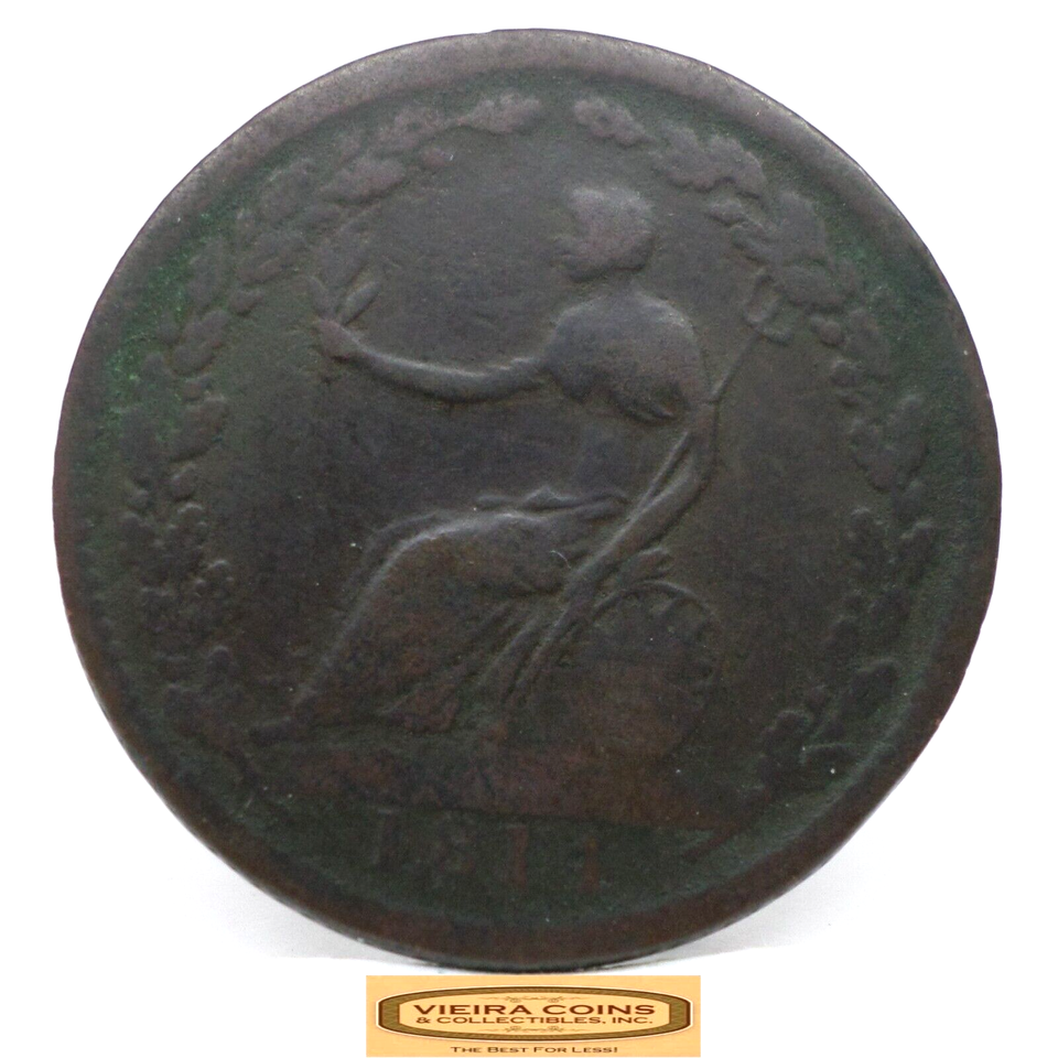 1814 Great Britain Wellington Half Penny Token - #C45574NQ | eBay