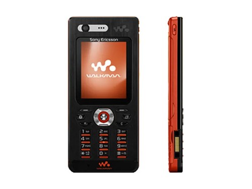 Sony Ericsson W880i Walkman Orange & Black Basic Classic Mobile Phone ...