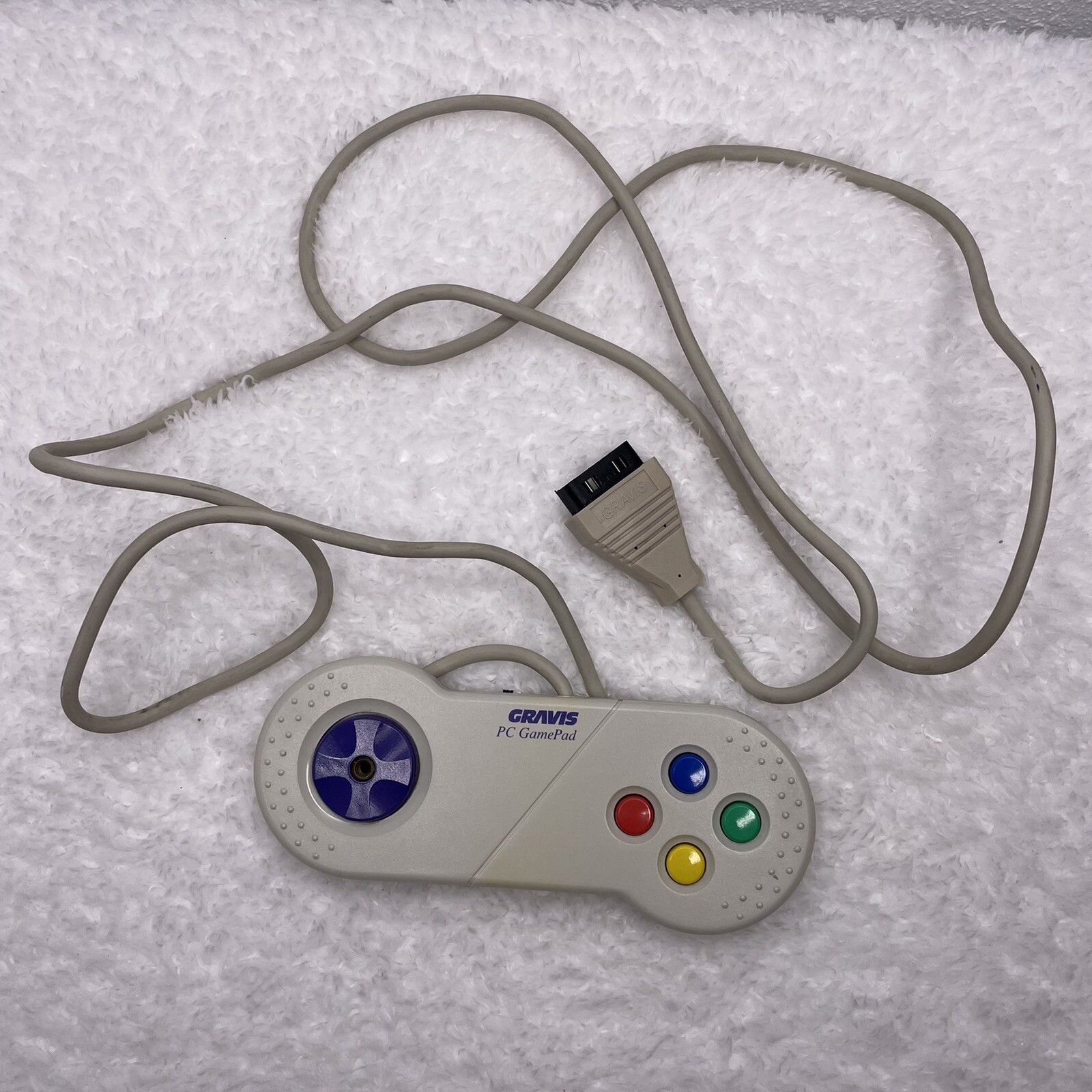 Gravis PC GamePad Advanced Vintage PC Computer Gaming Controller 1992 ...