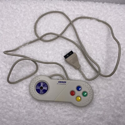 Gravis PC GamePad Advanced Vintage PC Computer Gaming Controller 1992 ...