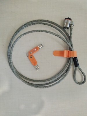 Kingston Brand Notebook Laptop Computer Security Lock Cable With Keys ...