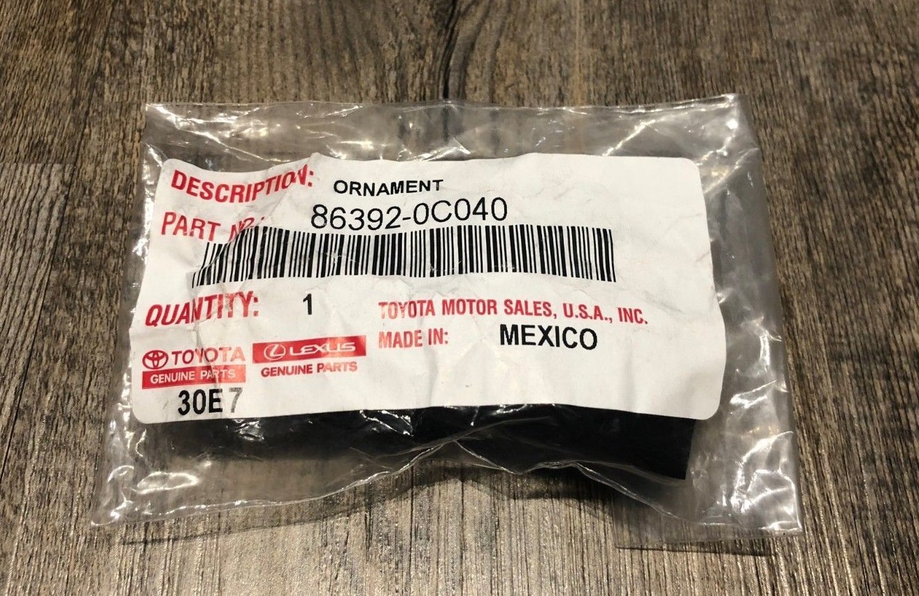 Genuine Toyota Tundra 2007-2013 Antenna Bezel Ornament 86392-0C040 OEM ...