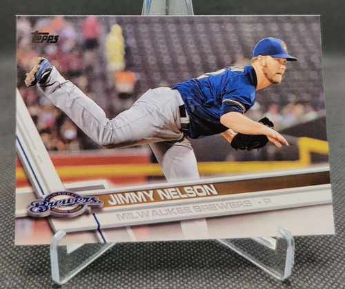 2017 Topps #193 Jimmy Nelson Milwaukee Brewers baseball card | eBay