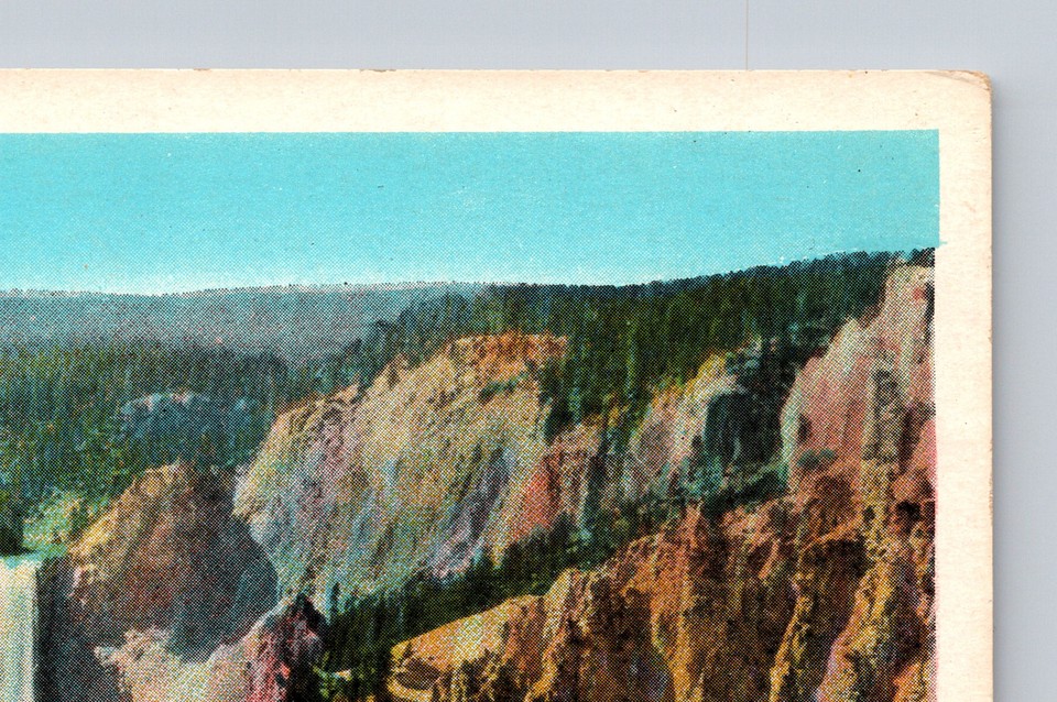 1924 Yellowstone Nat'l Park WY Grand Canyon Artist Point HAYNES 28328 ...