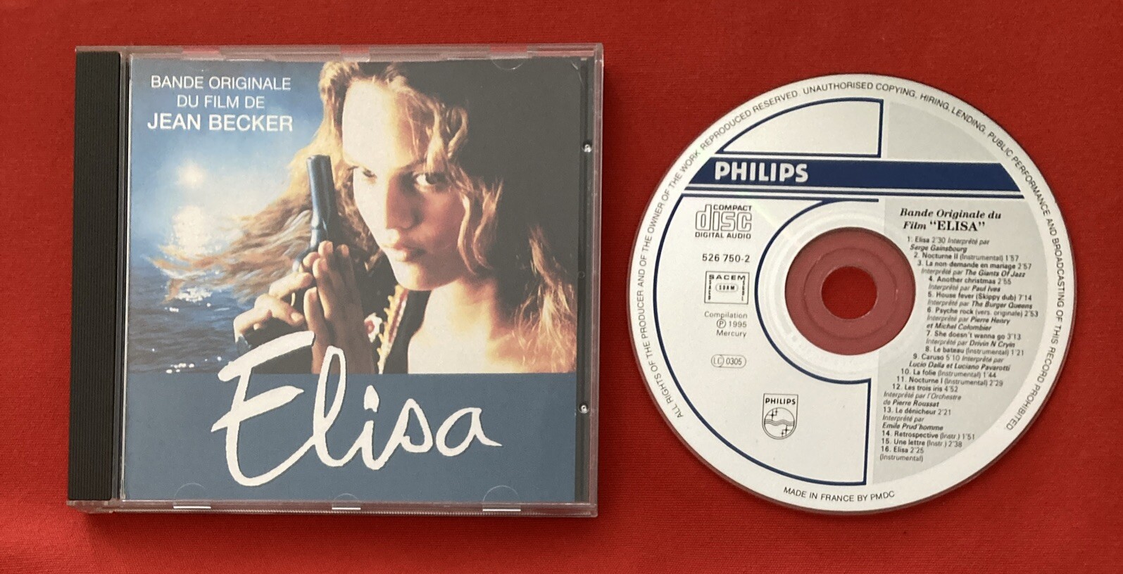 Elisa Bande Originale Film De Becker Compilation 1995 Mercury Très Bon ...