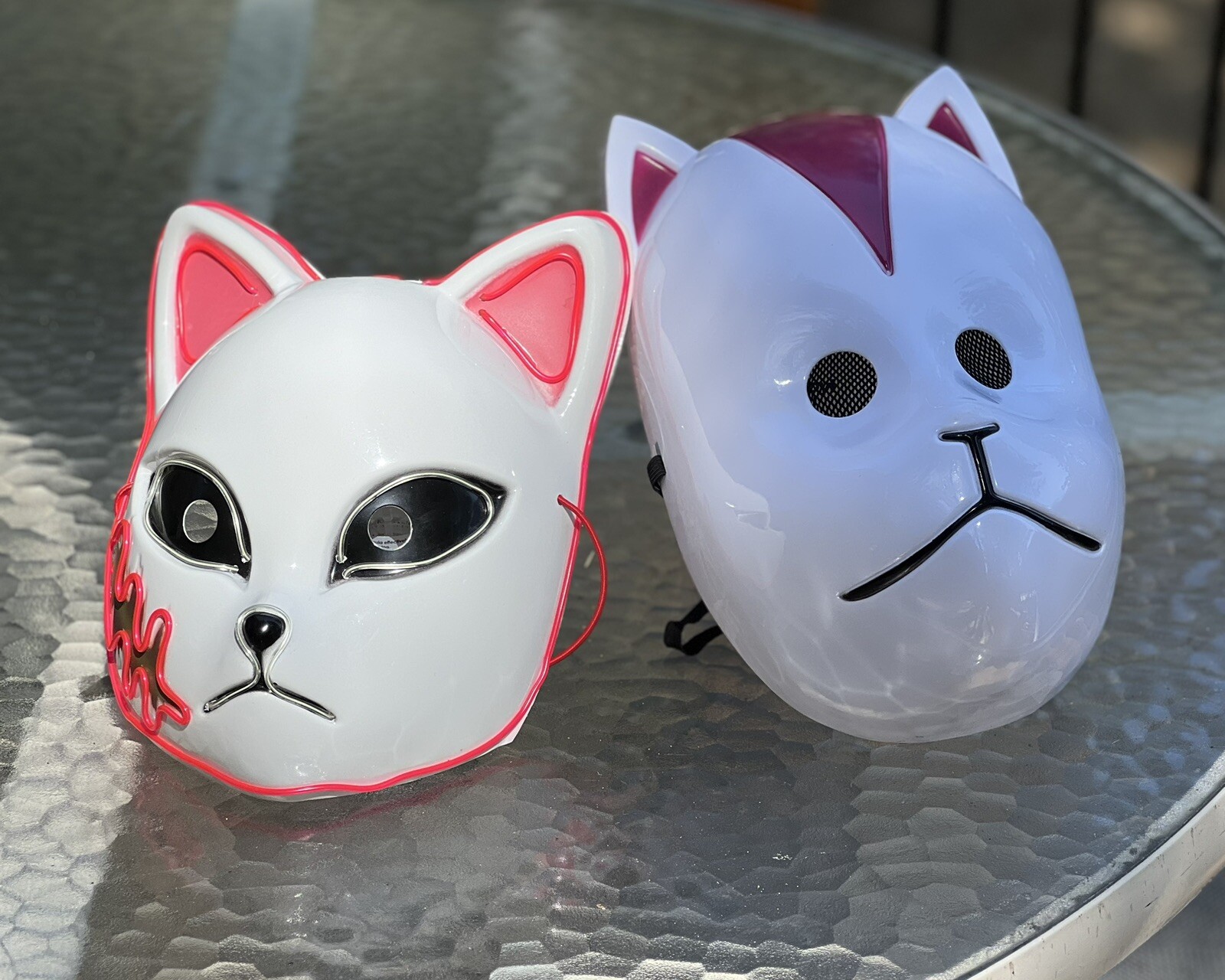 Plastic Anime Masks - Demon Slayer - Naruto - Gem