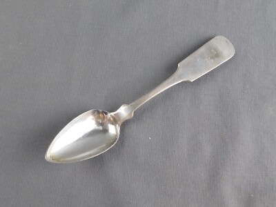 Coin Silver (.900) - Coin Silver Fiddle Back Spoon