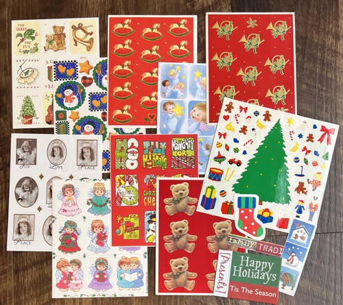 Mixed Lot VTG Christmas Holiday Mrs Grossmans Hallmark GGI Eureka ...