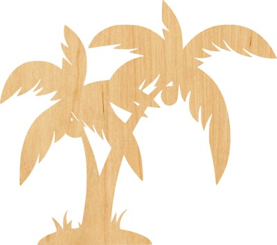 Palm Trees Laser Cut Out Wood Shape Craft Supply - Woodcraft Cutout | eBay