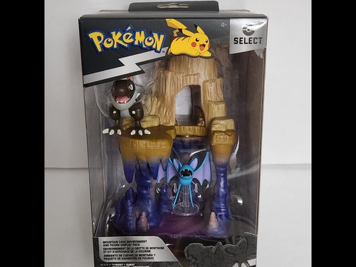 Jazwares Pokemon Select Cave Environment Play Set with Tyrunt and Zubat ...