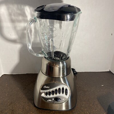 Oster Blender (6800) 16 Speed All Metal Drive, Glass Blender, VERY ...