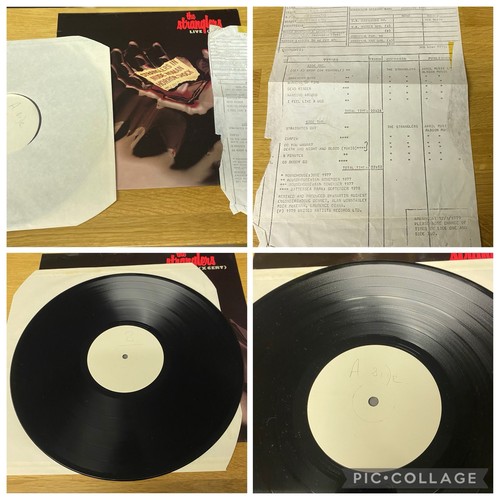 The Stranglers- live X-certs .1979 Uk White Label Test Pressing Lp ...