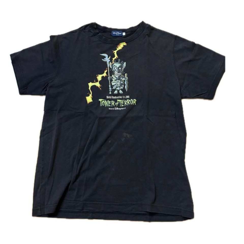 00S Disney Sea Tower Of Terror Open T-Shirt Shiriki | eBay
