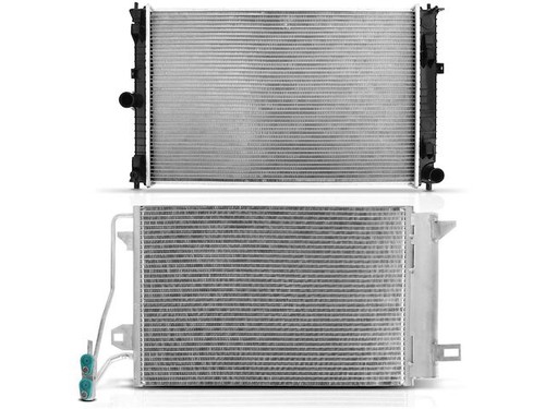 For 2010-2012 Ford Fusion Radiator and A/C Condenser Kit APR 81688RNJB ...