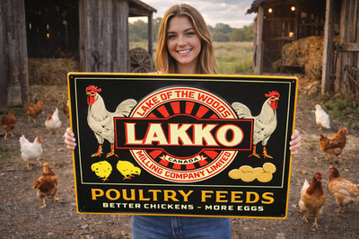 Lakko Milling Company Poultry Feeds Metal Farm Hardware Store ...