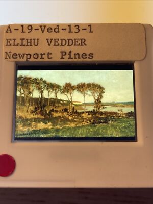 Elihu Vedder "Newport Pines" Symbolism 35mm Art Slide | eBay