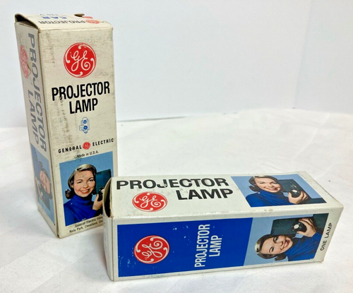 (2) GE Photo Projection Lamp CAR 120V 150W Bulb Studio Lamp Projector ...