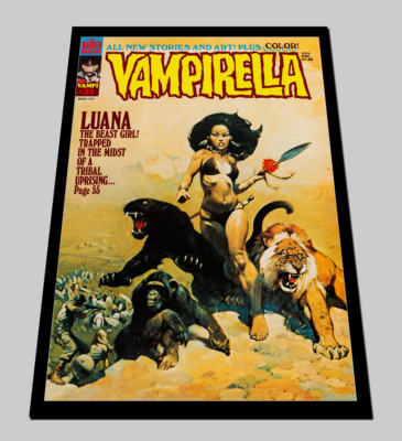 VAMPIRELLA #31-Warren Magazine Cover 1974-18” X 24” Poster | eBay
