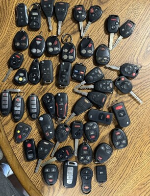DEALER LOCKSMITH LOT OF 46 REMOTE SMART KEY FOB USED KEY FOB LOT #2 | eBay