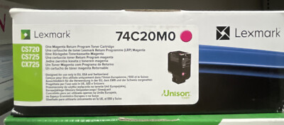 LEXMARK 74C20M0 Toner Magenta ORIGINAL CS720 CS725 CX725 | eBay