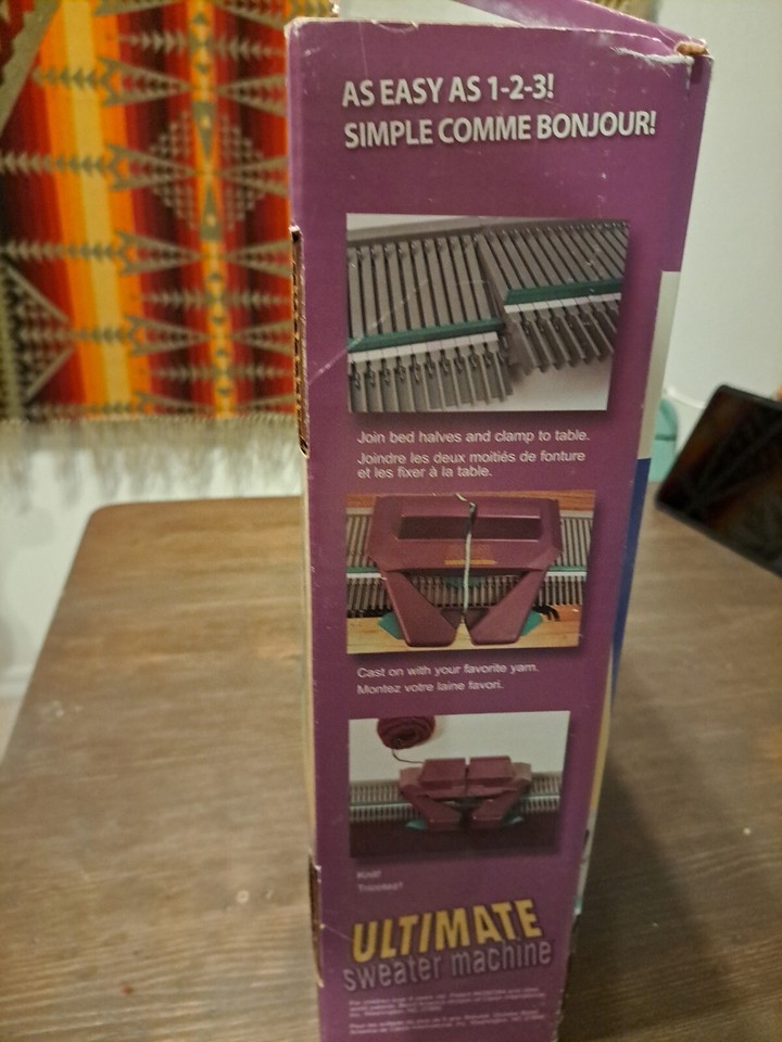 Bond America 10089 Ultimate Sweater Machine In Original Box With Row ...