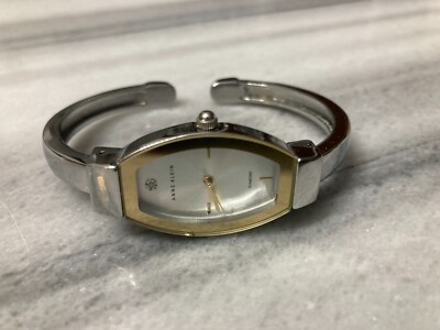 Anne Klein Ladies Watch Silver & Gold Tone Bangle Watch Y121E | eBay