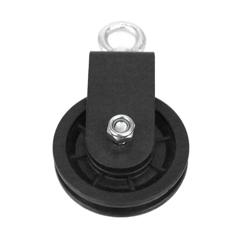 Cable Pulley 360Degree Rotation Traction Wheel Detachable Heavy Duty ...
