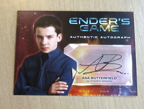 2014 Cryptozoic Ender's Game autograph auto Asa Butterfield as ENDER ...