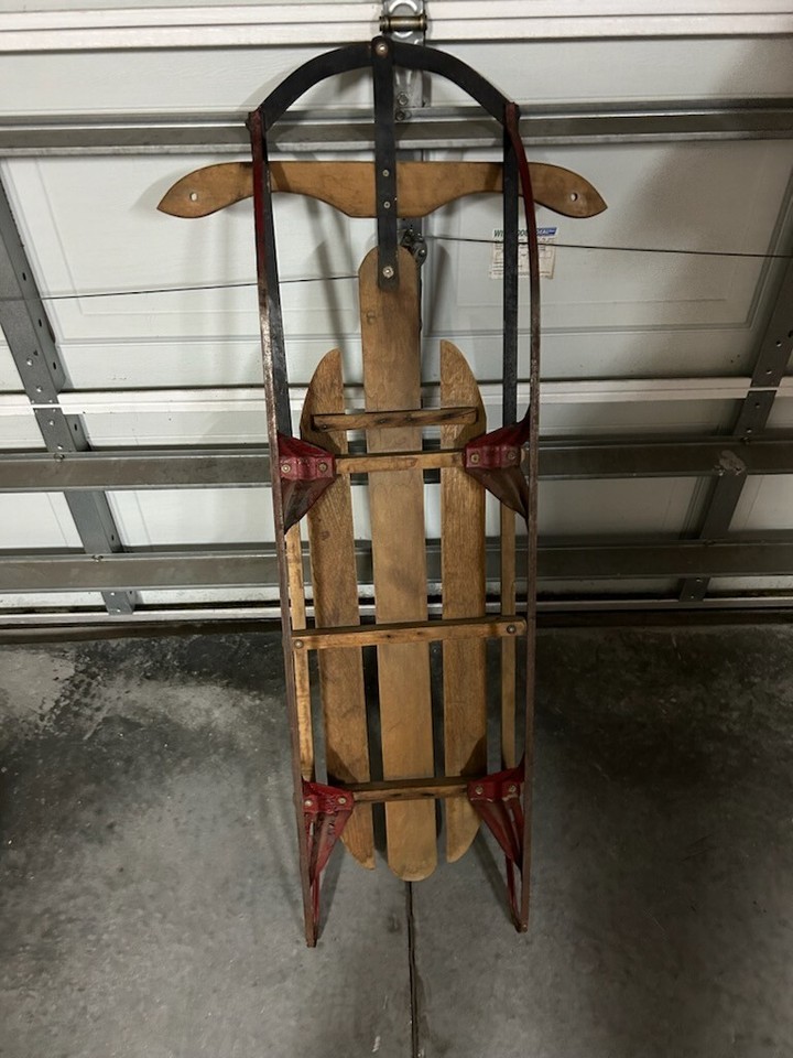 Vintage Speedaway Sled Paris Floating Steering 4 Feet | eBay