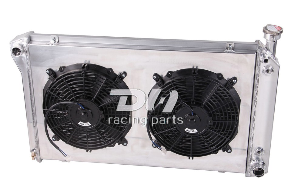 28''W 3 ROW RADIATOR+SHROUD+FAN FOR 1988-1997 CHEVY GMC C/K TRUCK 1500 ...