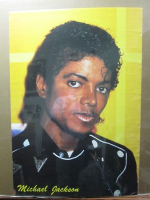 Vintage poster Michael Jackson pop musician singer 1980's Inv#G2581 ...