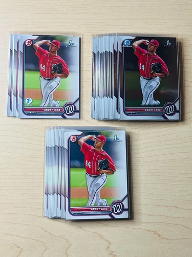 [30] Card Lot - 2022 Andry Lara Bowman #BCP-70 1st Edition / Paper ...