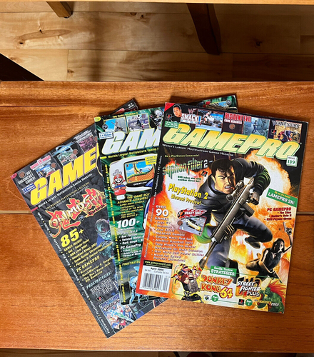 GamePro Magazine Lot April 2000 February 2001 July 2001 | eBay