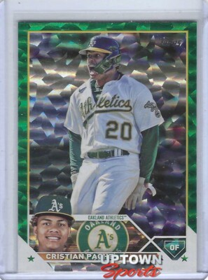 2023 Topps Series 1 Cristian Pache Green Rainbow Foil Card 80/499 #296 ...