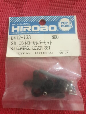 Vintage rc Helicopter Hirobo. SD Control Lever Set 0412 133 | eBay