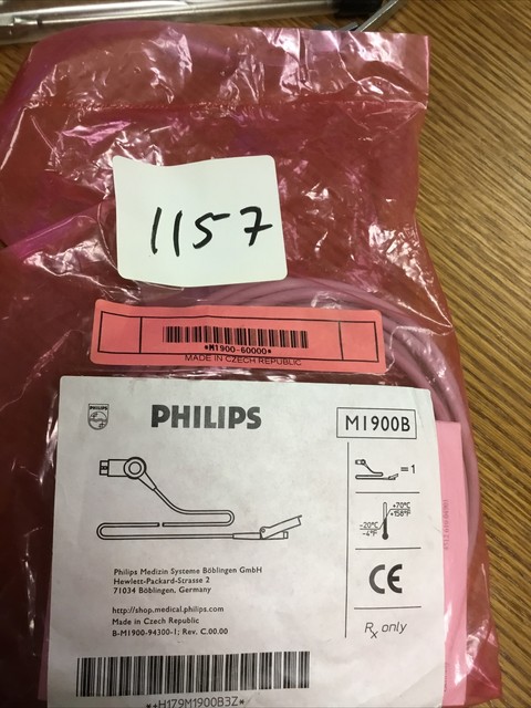 Philips M1900B Adapter Cable for Nellcor Spo2 Sensors for sale online ...