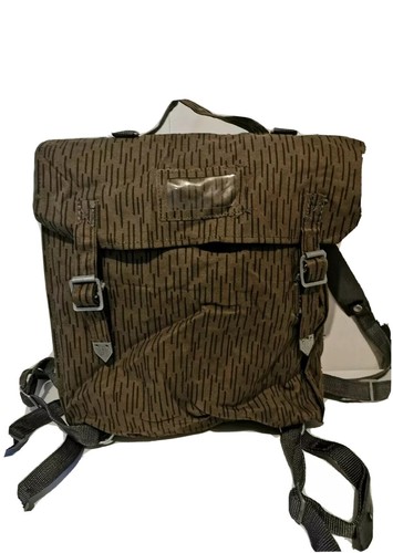 East German Army DDR NVA Bag Backpack With Straps Raindrop Strichtarn ...