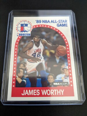 1989-90 NBA Hoops Pack Fresh MINT All Star Insert James Worthy Los ...
