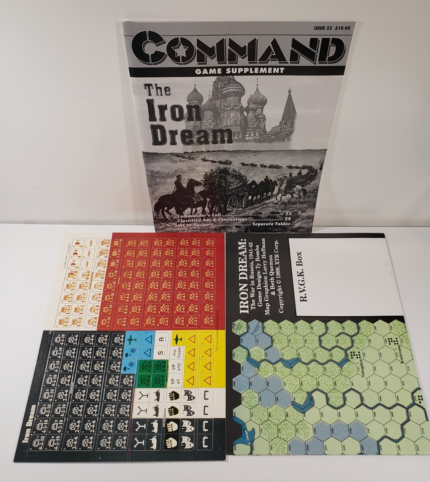 Command Magazine Game Supplement #53 The Iron Dream (1998) Unpunched ...